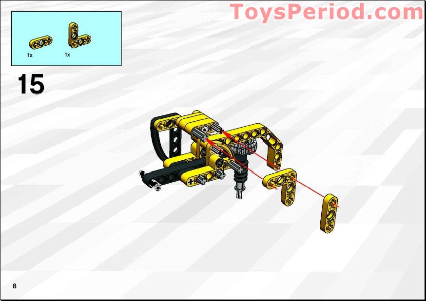 LEGO 8451 Dumper Instructions and Parts List