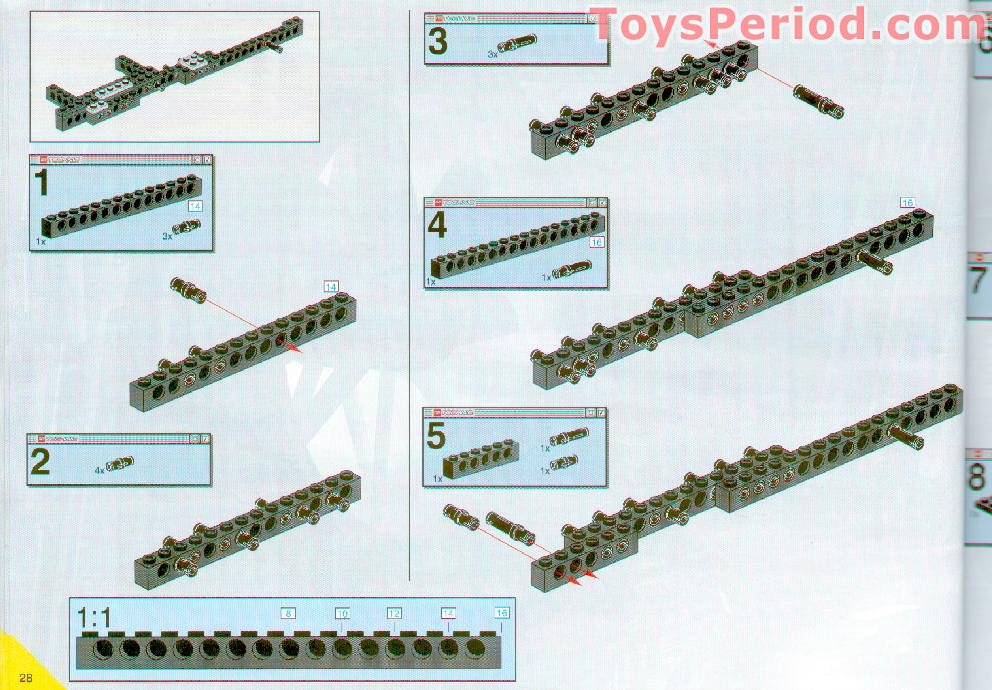 LEGO 8466 4x4 Off Roader Instructions and Parts List