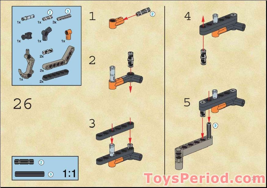 LEGO 8556 Boxor Instructions and Parts List