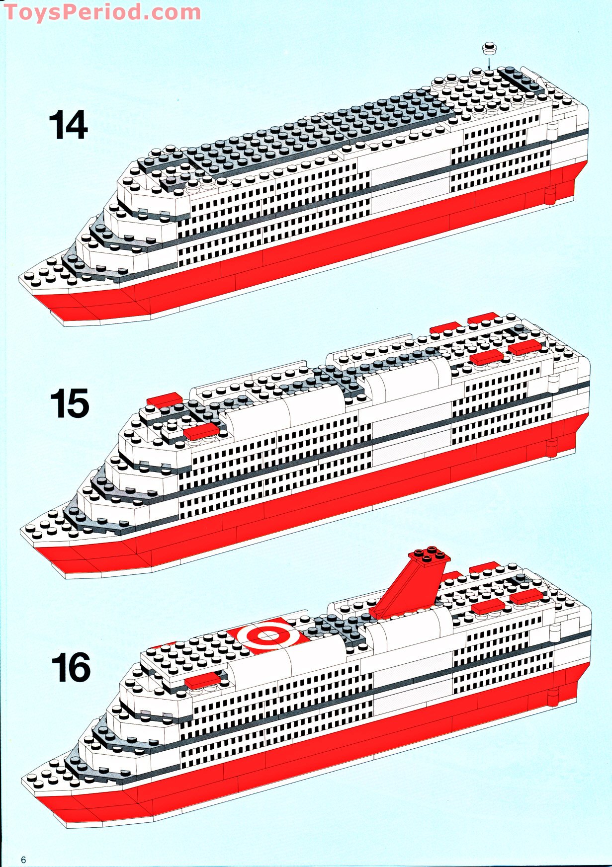 LEGO 1924-2 Viking Line Ferry Instructions and Parts List