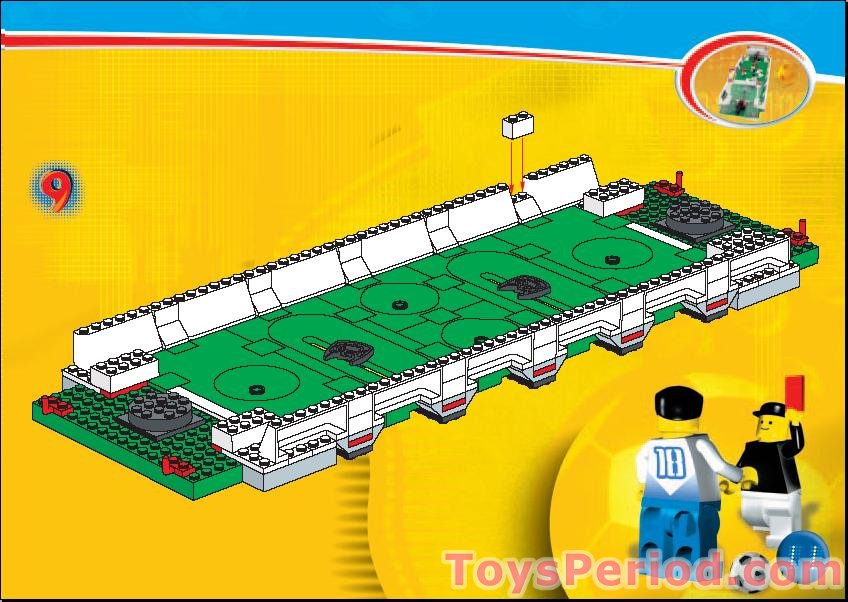 LEGO 3421 3 v 3 Shootout Instructions and Parts List