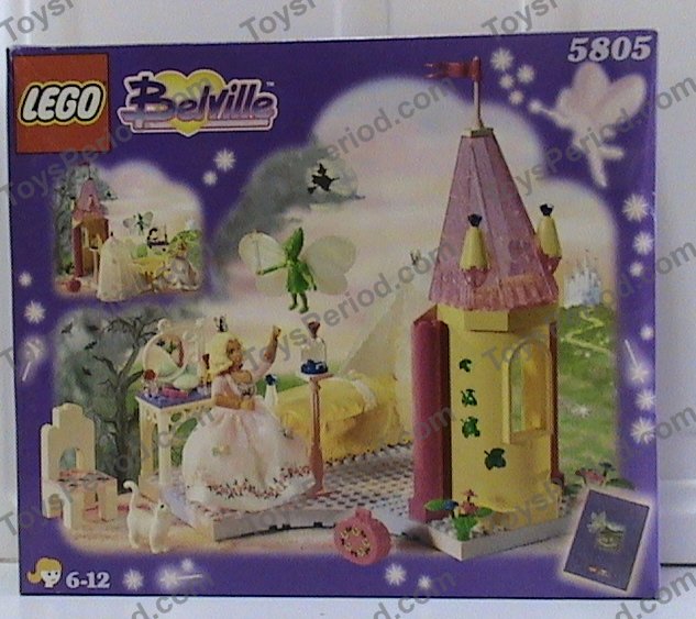 LEGO 5805 Princess Rosaline's Room Instructions and Parts List