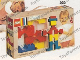 LEGO 020-2 Building Set Parts List