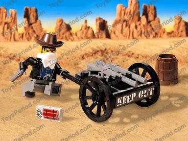 LEGO 6790 Bandit's Wheelgun (Boxed) Instructions and Parts List