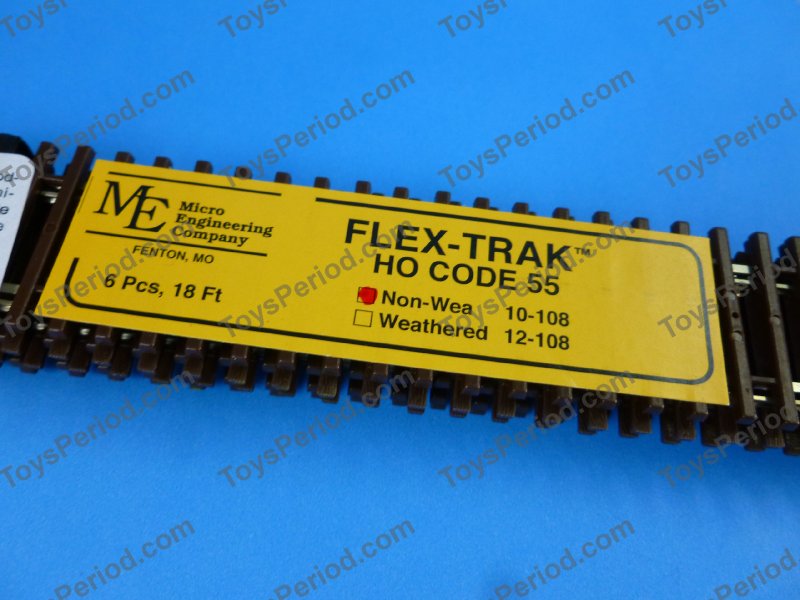HO Track - Micro Engineering 10-108 Flex-Trak HO Code 55 18 Foot Bundle