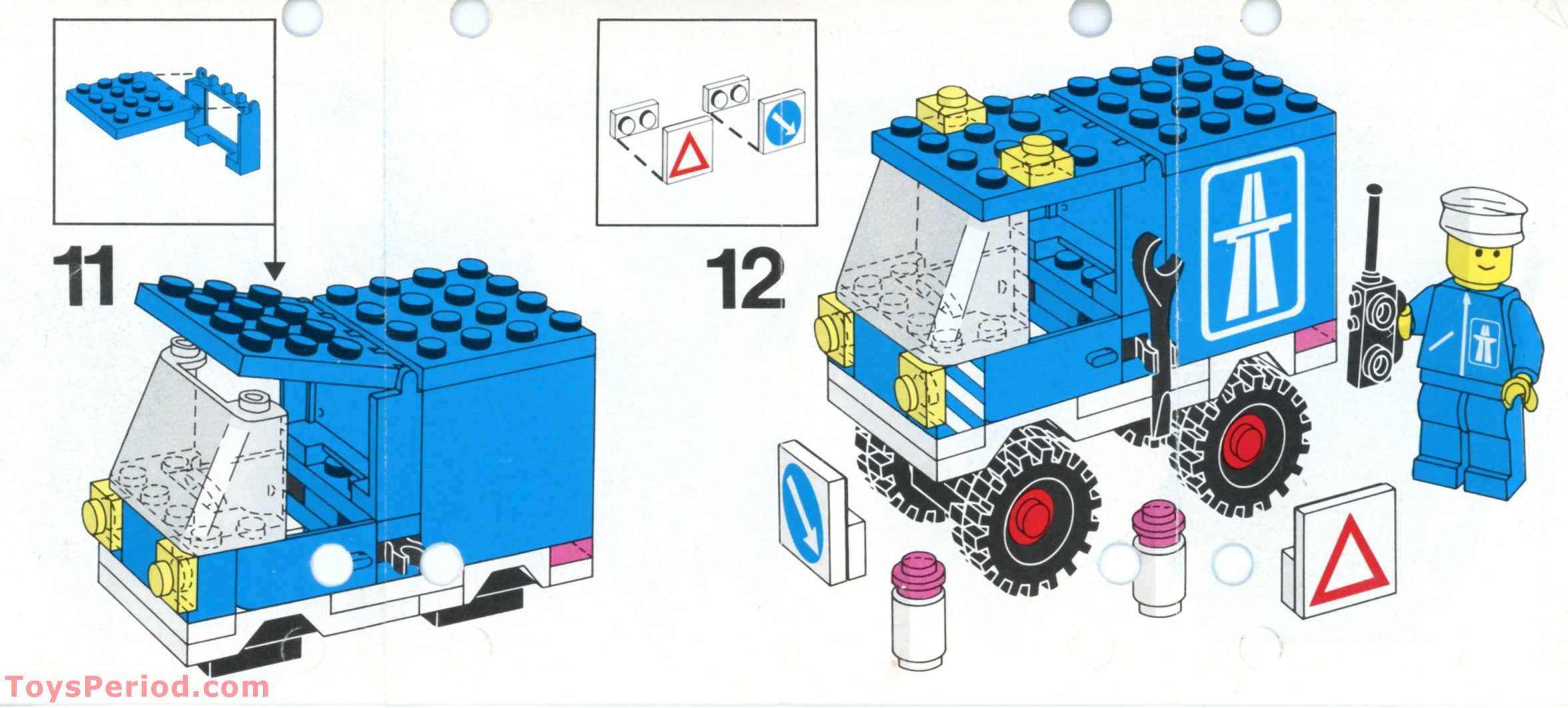 LEGO 6653 Highway Maintenance Truck Instructions and Parts List