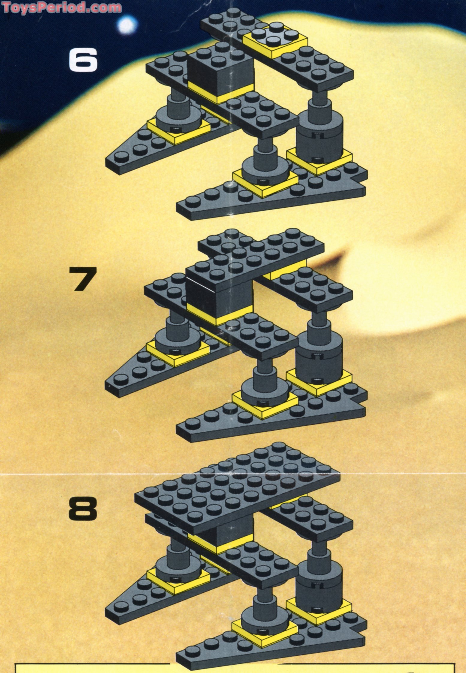 LEGO 6876 Alienator Instructions and Parts List