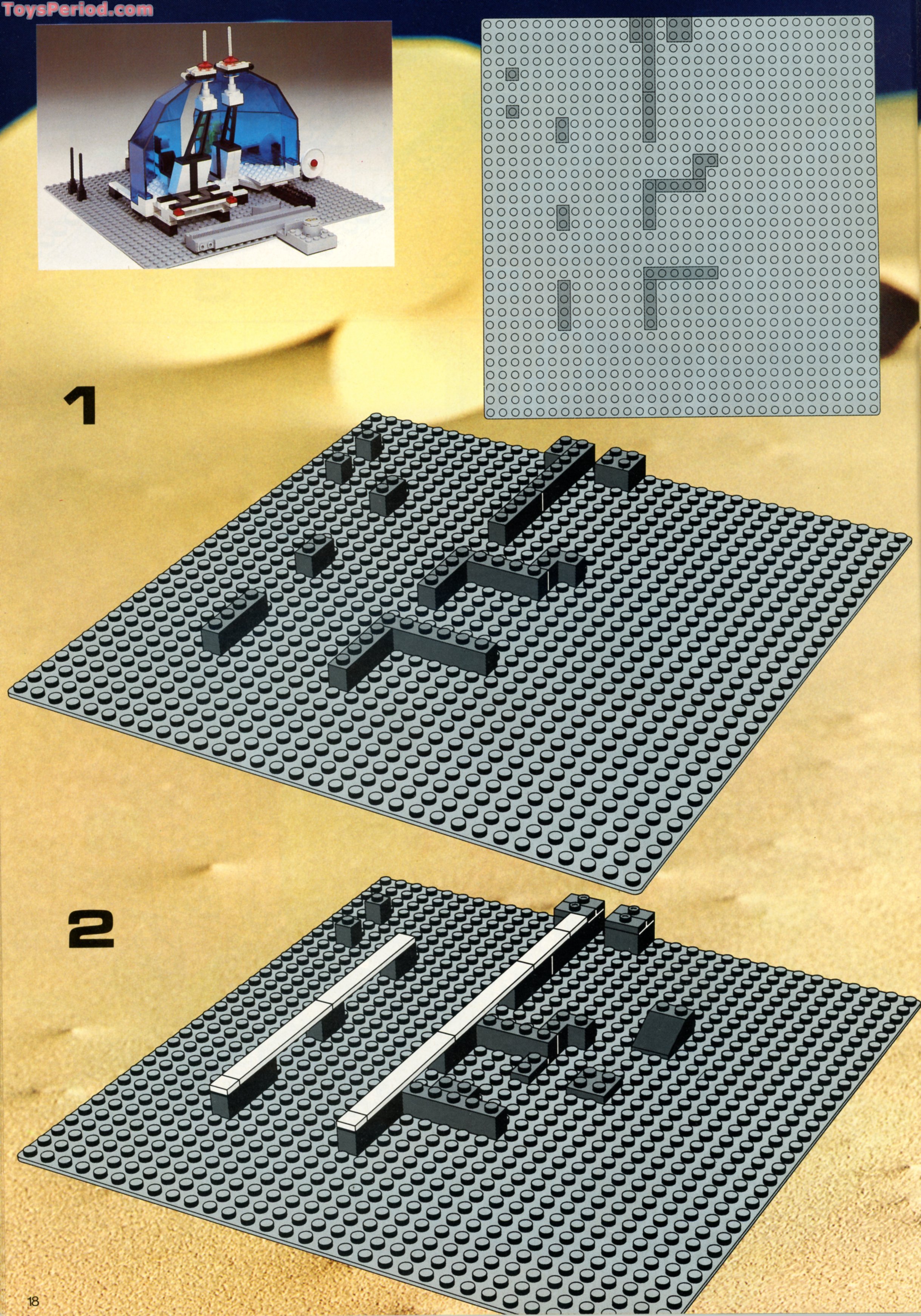 LEGO 6990 Monorail Transport System Instructions and Parts List