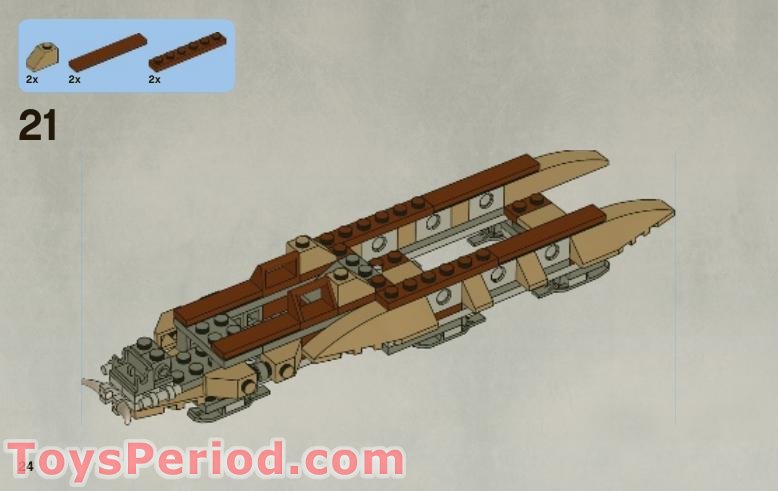 LEGO 7929 The Battle of Naboo Instructions and Parts List