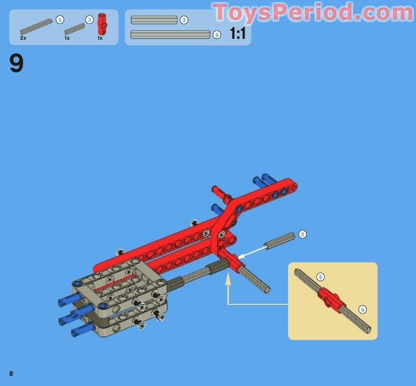 LEGO 8081 Extreme Cruiser Instructions and Parts List