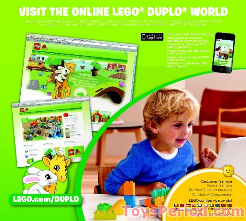 LEGO 10504 My First Circus Instructions and Parts List
