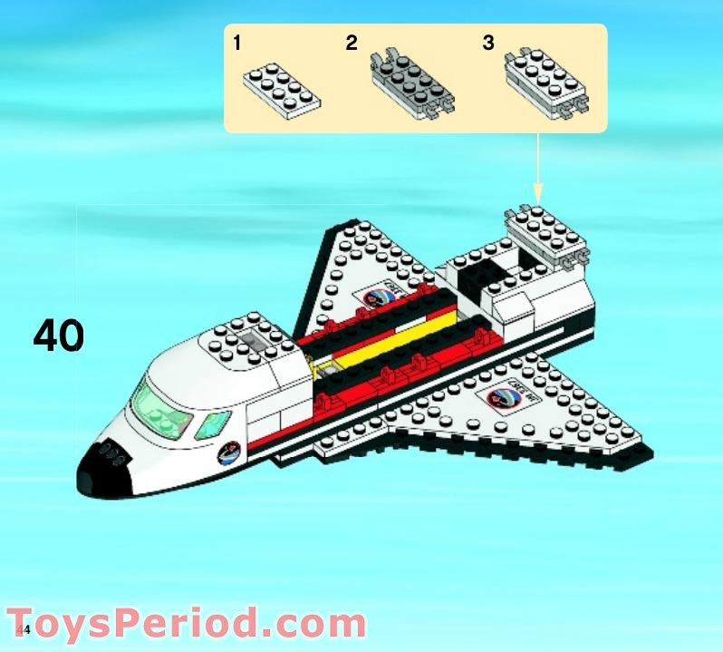 LEGO 3367 Space Shuttle Instructions and Parts List