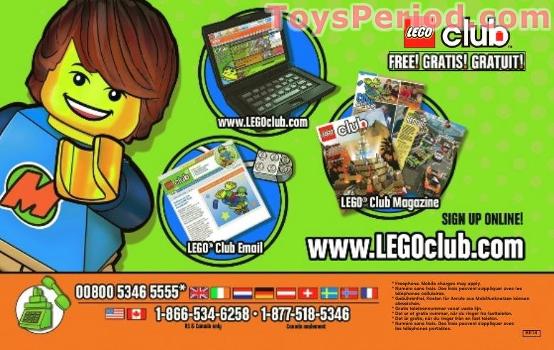 LEGO 4192 Fountain of Youth Instructions and Parts List