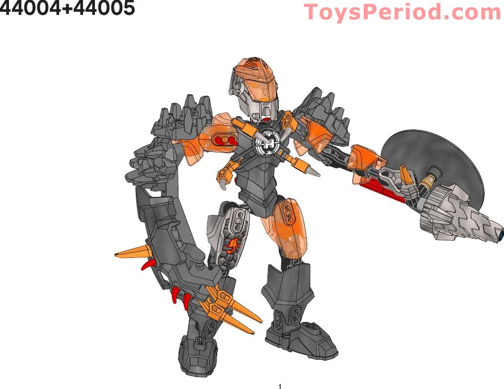 LEGO 44004 Bulk Instructions and Parts List