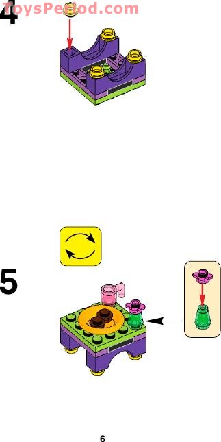 LEGO 4625 LEGO Pink Brick Box Instructions and Parts List