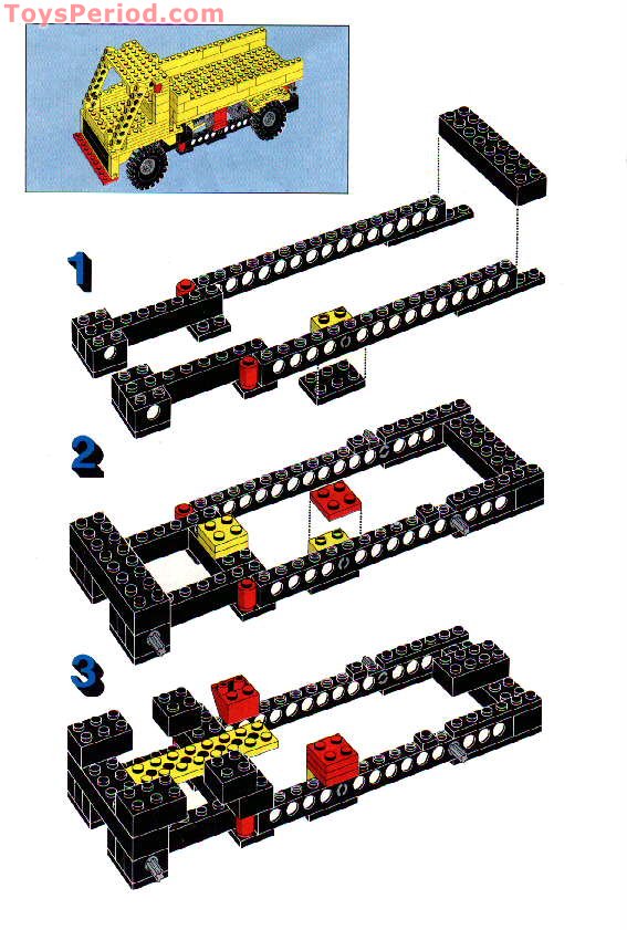 LEGO 955 Mobile Crane Instructions and Parts List