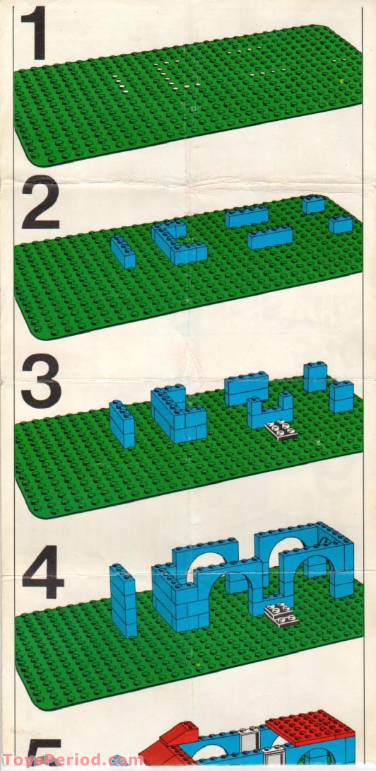LEGO 540-3 Swiss Villa Instructions and Parts List