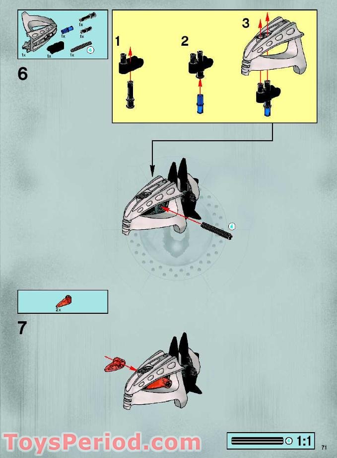 LEGO 10204 Vezon and Kardas Instructions and Parts List
