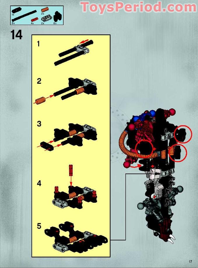 LEGO 10204 Vezon and Kardas Instructions and Parts List