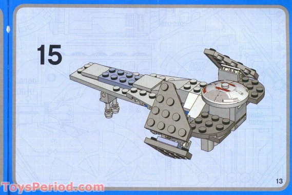 LEGO 4493 Mini Sith Infiltrator Instructions and Parts List