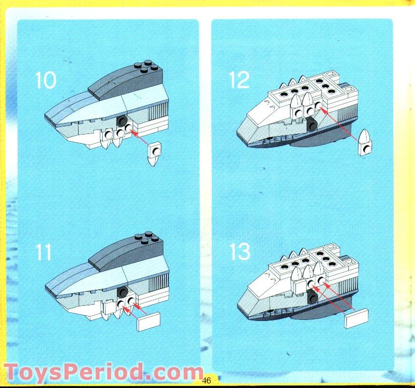 LEGO 4506 Deep Sea Predators Instructions and Parts List