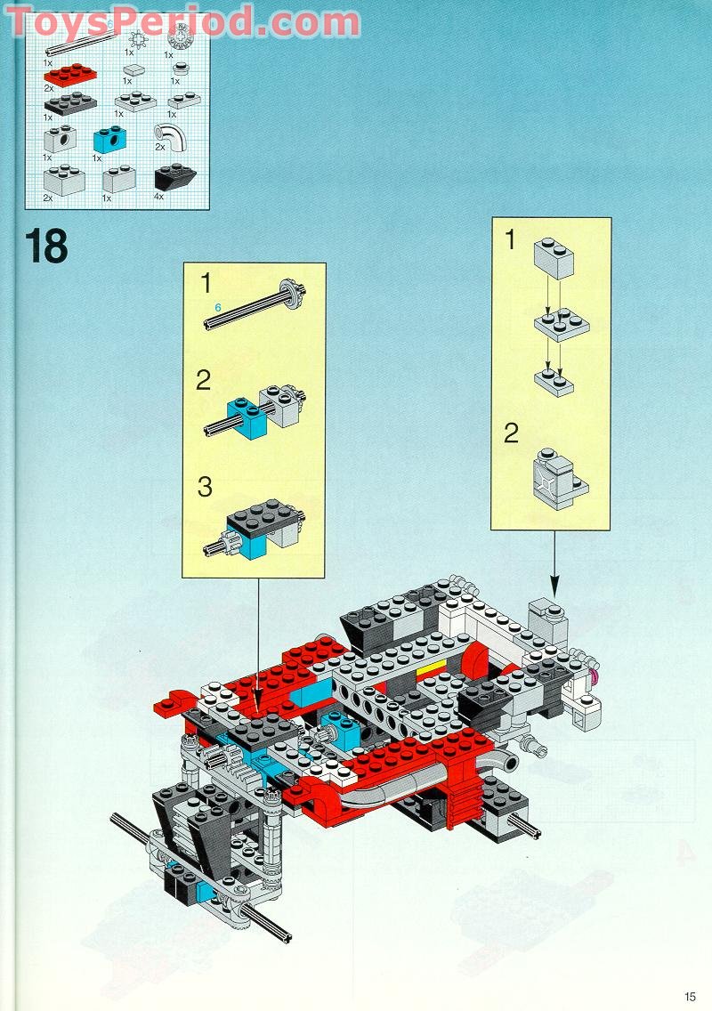 LEGO 5561 Big Foot 4x4 Instructions and Parts List