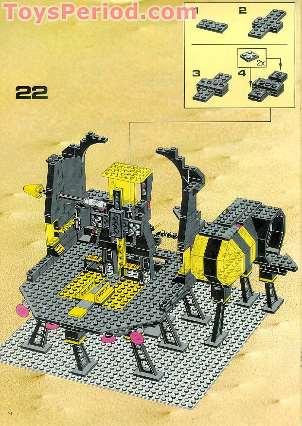 LEGO 6987 Message-Intercept Base Instructions and Parts List