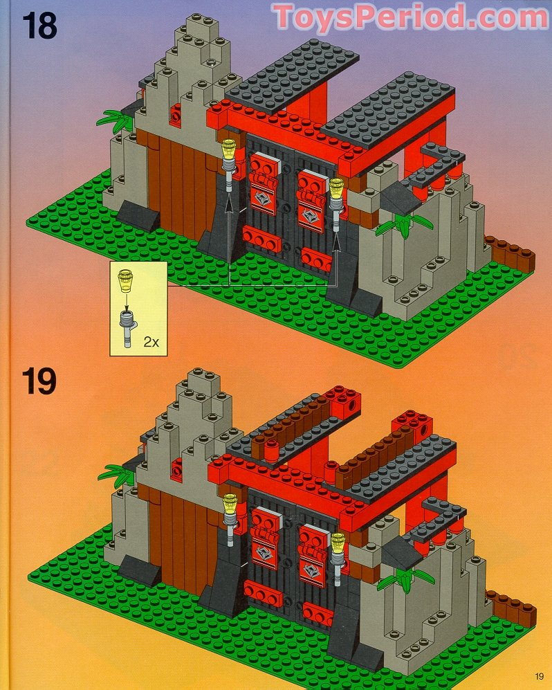LEGO 6088 Robber's Retreat Instructions and Parts List