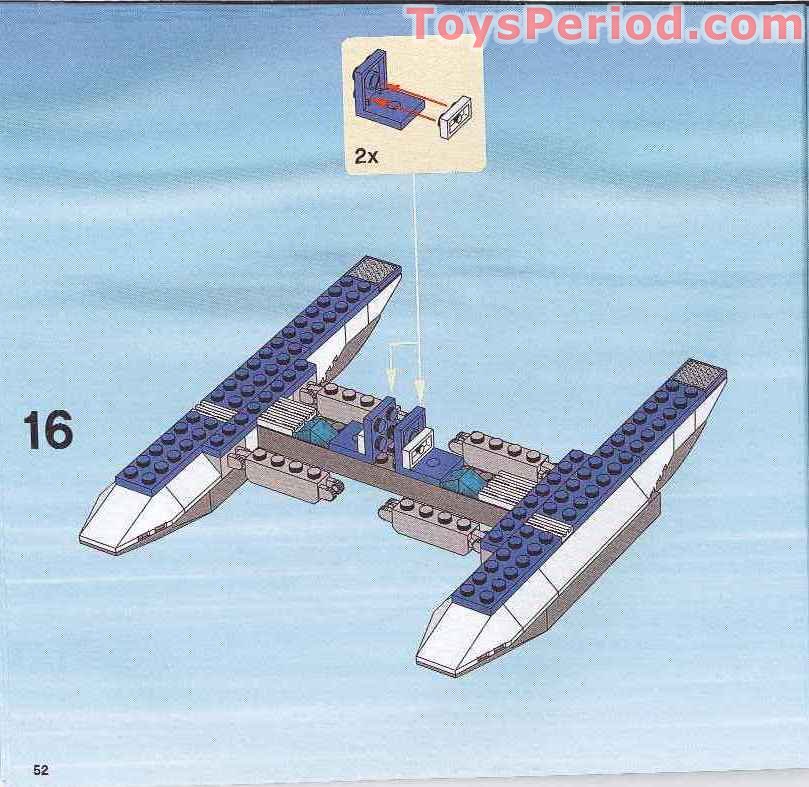 LEGO 7723 Police Pontoon Plane Instructions and Parts List