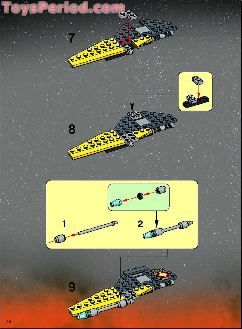 LEGO 7283 Ultimate Space Battle Instructions and Parts List