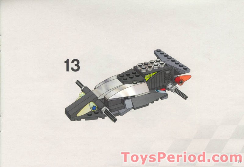 LEGO 8647 Night Racer Instructions and Parts List