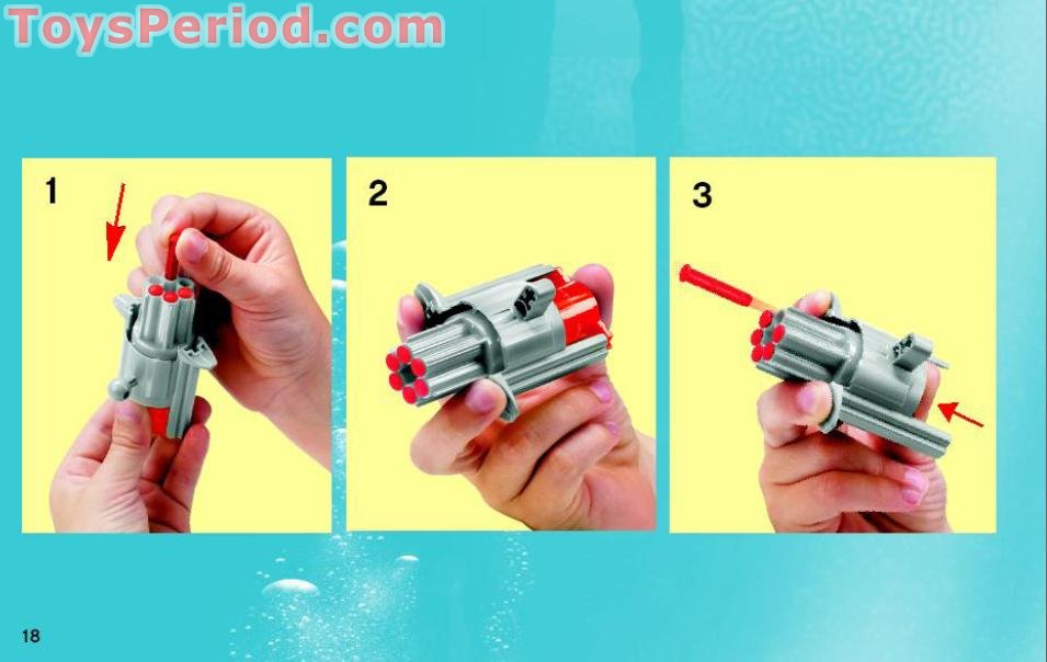 LEGO 8911 Toa Mahri Jaller Instructions and Parts List