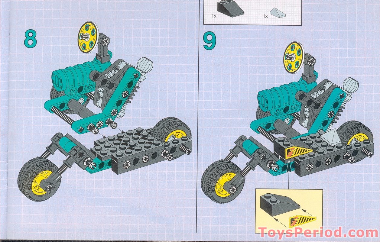 LEGO 8239 Cyber Challenge Instructions and Parts List