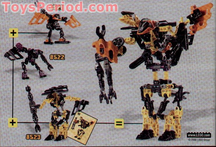 LEGO 8522 Spark Slizer Instructions and Parts List