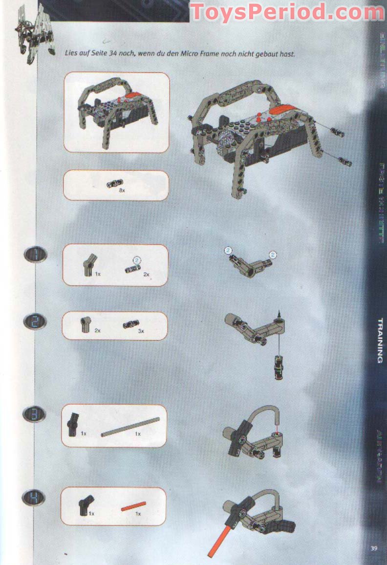 LEGO 9754 Dark Side Developer Kit Instructions and Parts List