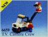 LEGO 6659 TV Camera Crew Instructions and Parts List