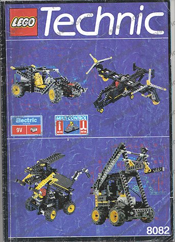 LEGO 8082 Multi Control Set Instructions and Parts List
