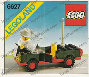 LEGO 6627 Convertible Instructions and Parts List