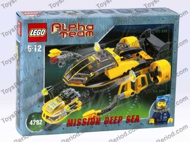 LEGO 4792 Alpha Team Navigator and Rov Instructions and Parts List