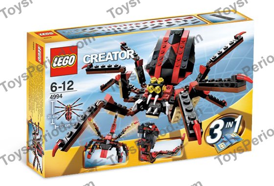 LEGO 4994 Fierce Creatures Instructions and Parts List