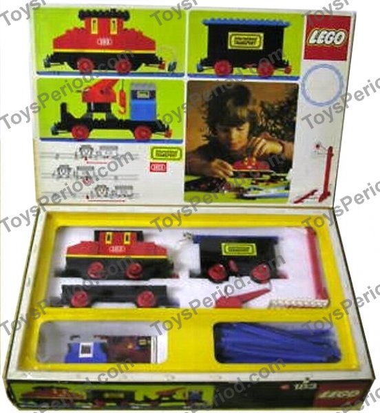 LEGO 183 Complete Train Set with Motor and Signal Instructions and ...