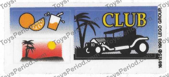 LEGO Sets with Part 6561stk01 Sticker Sheet for Set 6561 - (168125)