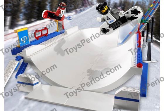 LEGO 3585 Snowboard Super Pipe Instructions and Parts List
