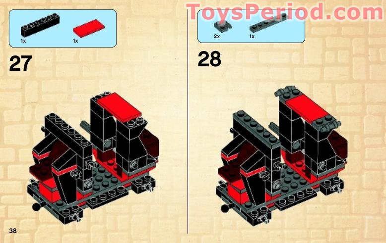 LEGO 70401 Gold Getaway Instructions and Parts List