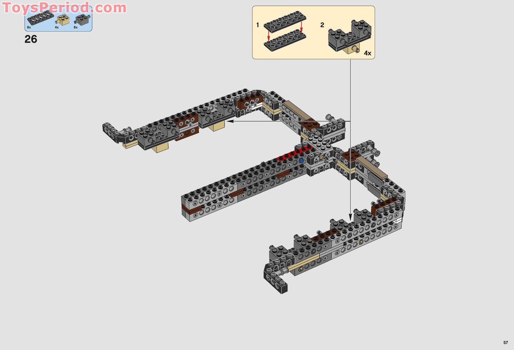 LEGO 75192 Millennium Falcon Instructions and Parts List