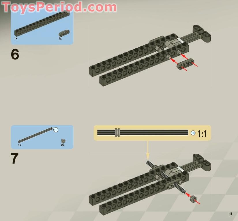 LEGO 8898 Wreckage Road Instructions and Parts List