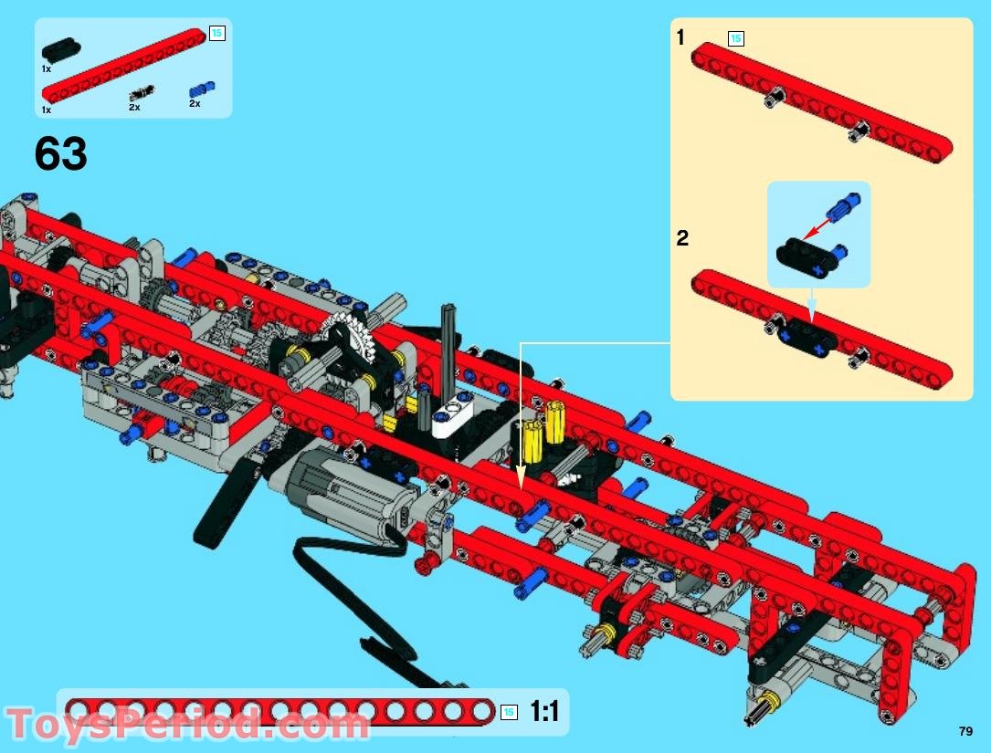 LEGO 9397 Logging Truck Instructions and Parts List