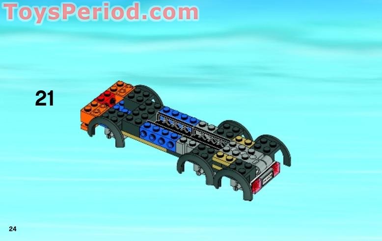 LEGO 4434 Tipper Truck Instructions and Parts List
