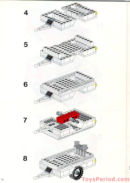 LEGO 735 Basic Building Set with Electric System, 7 Plus Instructions ...