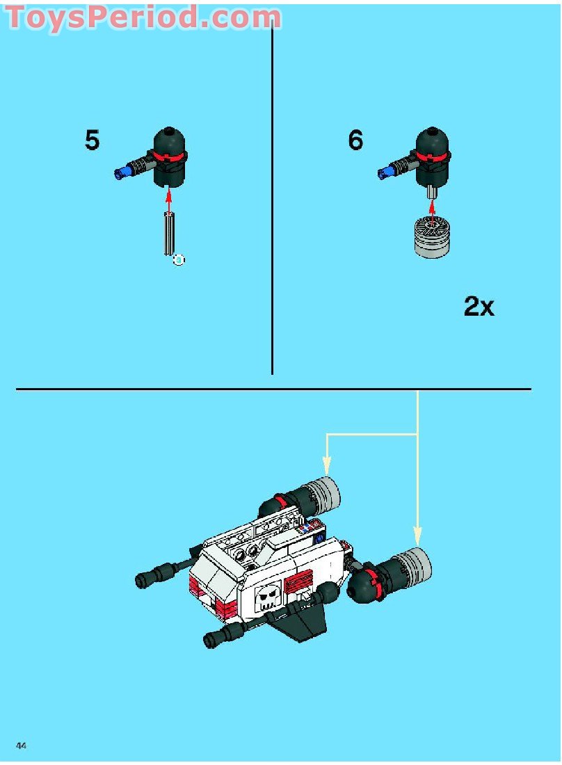 LEGO 10192 Space Skulls Instructions and Parts List